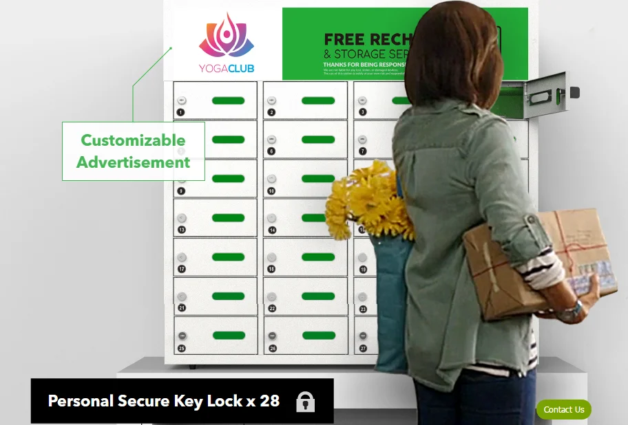 Phone New Cubby 28 Bay Cell Phone Charging Locker Station For Sport ...