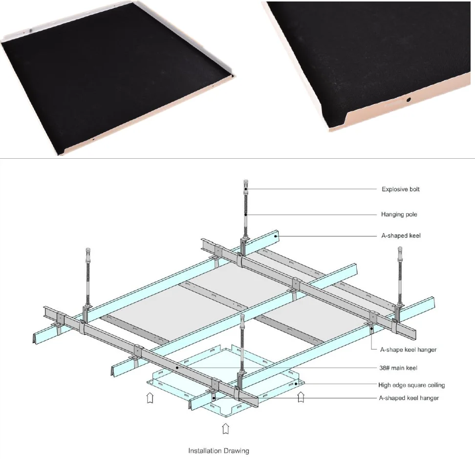 Aluminum Perforated Panel Suspended Ceiling System Factory Lowest Price ...