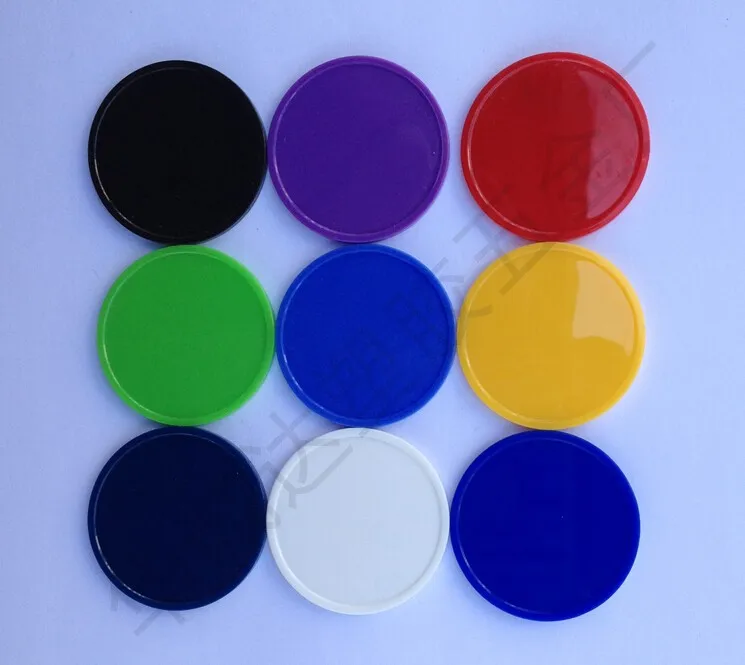High Quality Custom Colored Plastic Tokens for Souvenirs