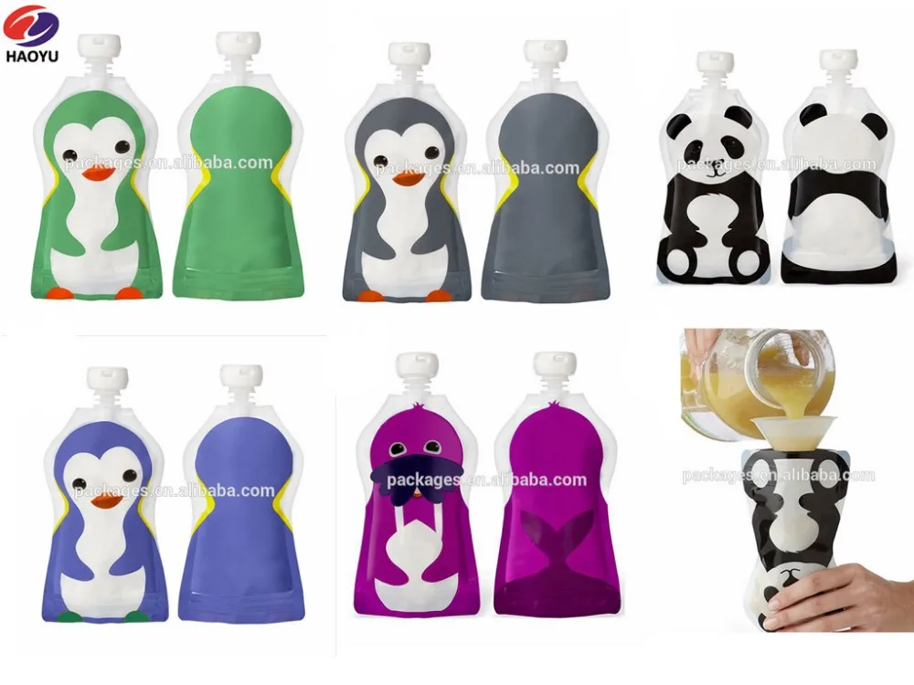 Custom Children Juice Package,Yogurt Bags,Liquid Packing Bags Bag Spout ...