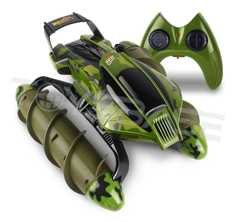 New All Terrain Amphibious RC Car - Drive on Land & Water, 8 Channel ...