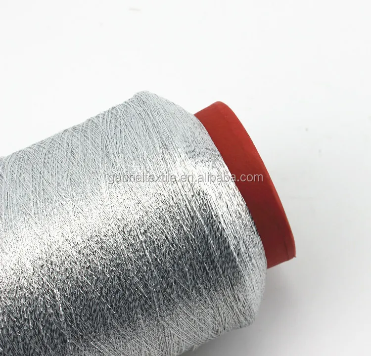 Mh Type Pure Silver Embroidery Metallic Thread Elastic Metallic ...