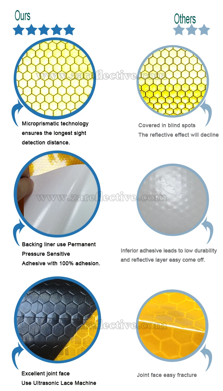 Printable Honeycomb Reflector Sticker,Reflective Sticker/diamond Grade ...