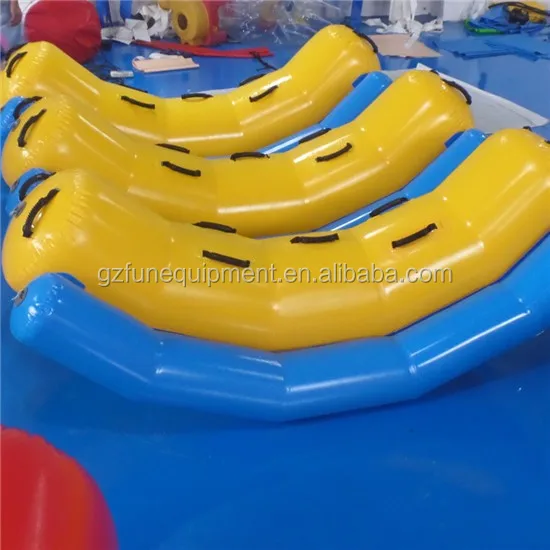 High Quality Inflatable Kids Bumper Boat Blue Electrical Aqua Banana ...