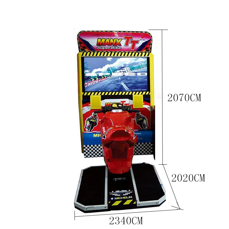 Super Fun Motor Bike Arcade Racing Simulator Game Machine Coin Operated ...
