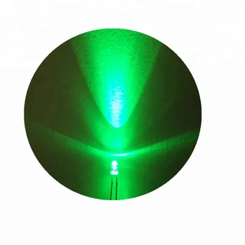 560nm - 570nm 3mm Diffused Green Leds - Buy 3mm Diffused Led,3mm Green ...