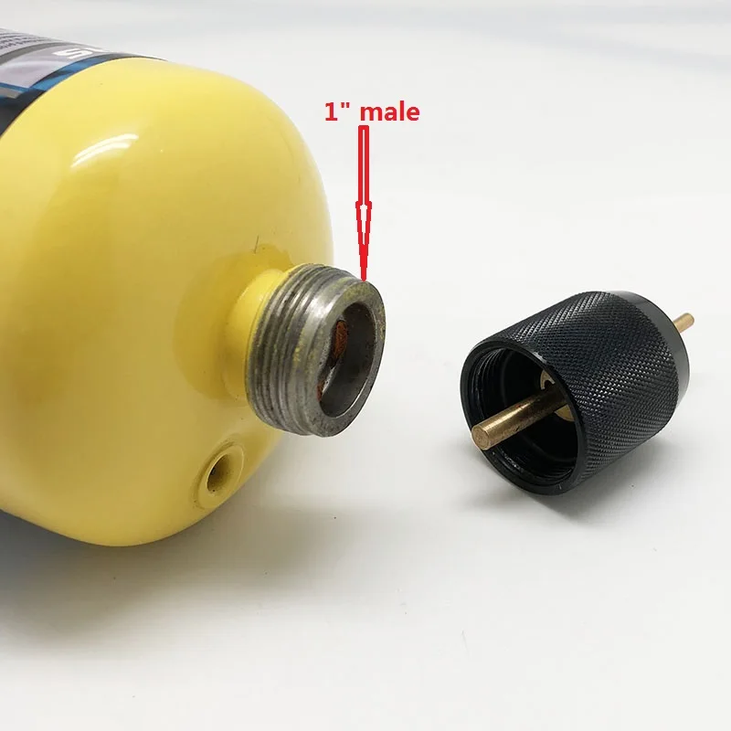 1" Male Mapp Gas Charging Adapter Welding Gas Welding Torch Filling ...