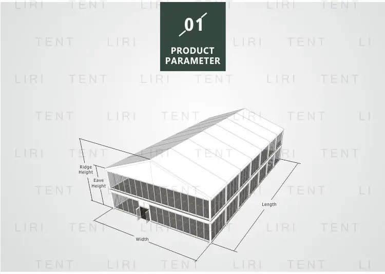 Triple Decker Tent - 3 Story Hall Marquee Event Setup