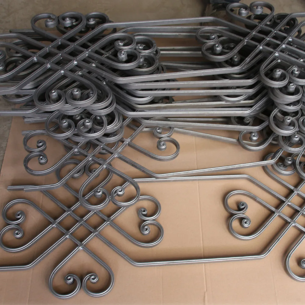Wrought Iron Stair Railing Components - Balustrades & Panels