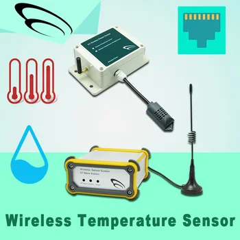 Wireless Temperature Humidity Sensor Data Logger Soil Moisture Sensor ...