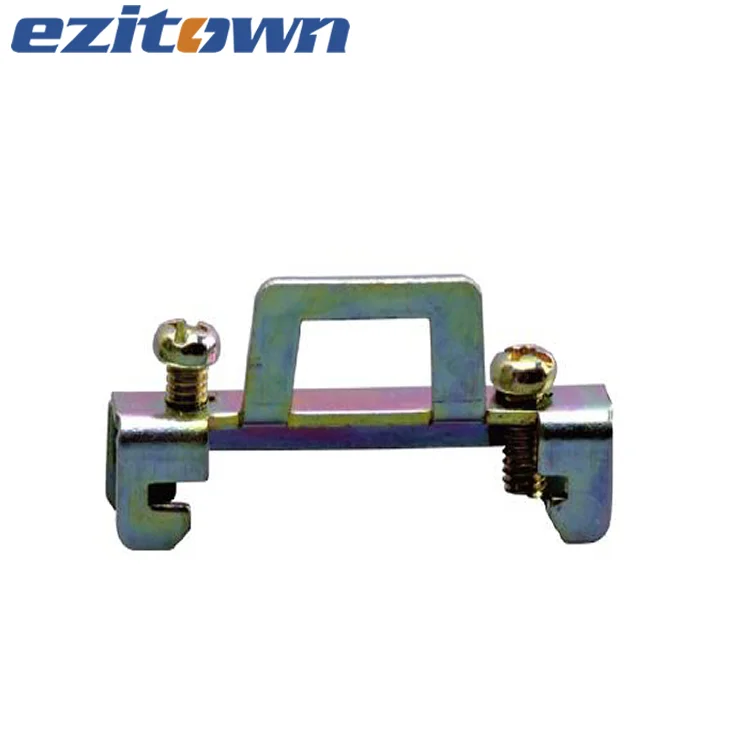 Ezitown Ezt-w-201 Steel Din Rail Stopper For 35mm Din Rail Steel Clip ...
