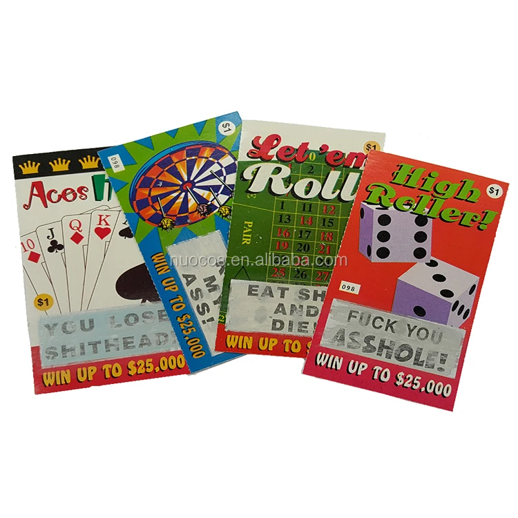Custom Scratch Off Lottery Tickets High Quality Paper Lottery Scratch ...