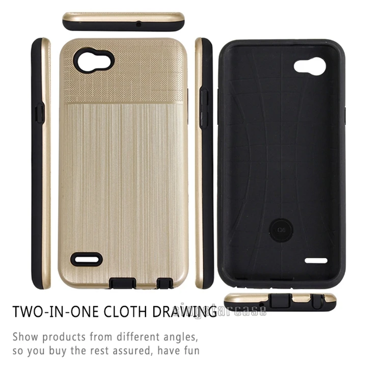 Shockproof Durable Tpu Back Cover Phone Case For Lg Q6/g6 Prime/w41 Pro ...