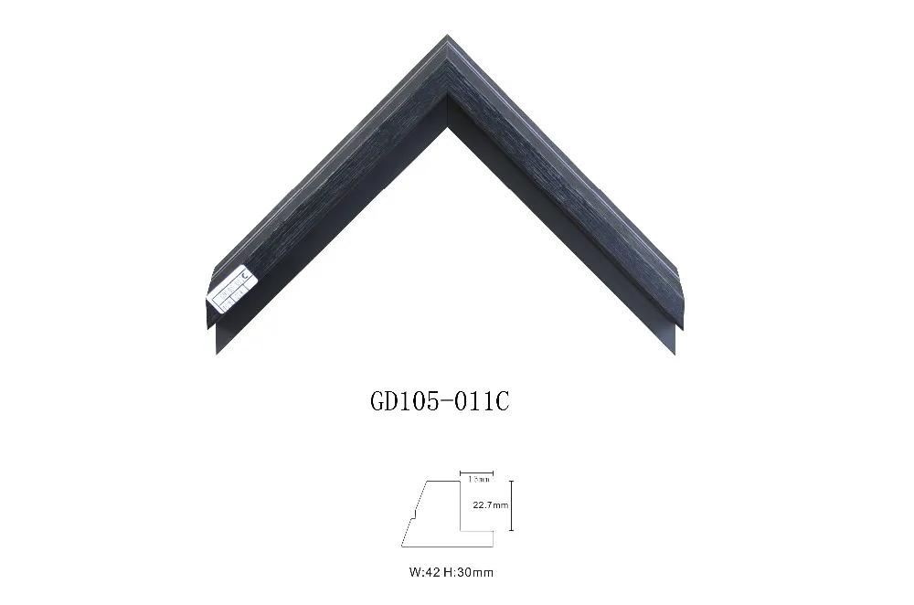 8.5x11 12-pack,Black Vintage Style Picture Frame Plastic Edging For ...