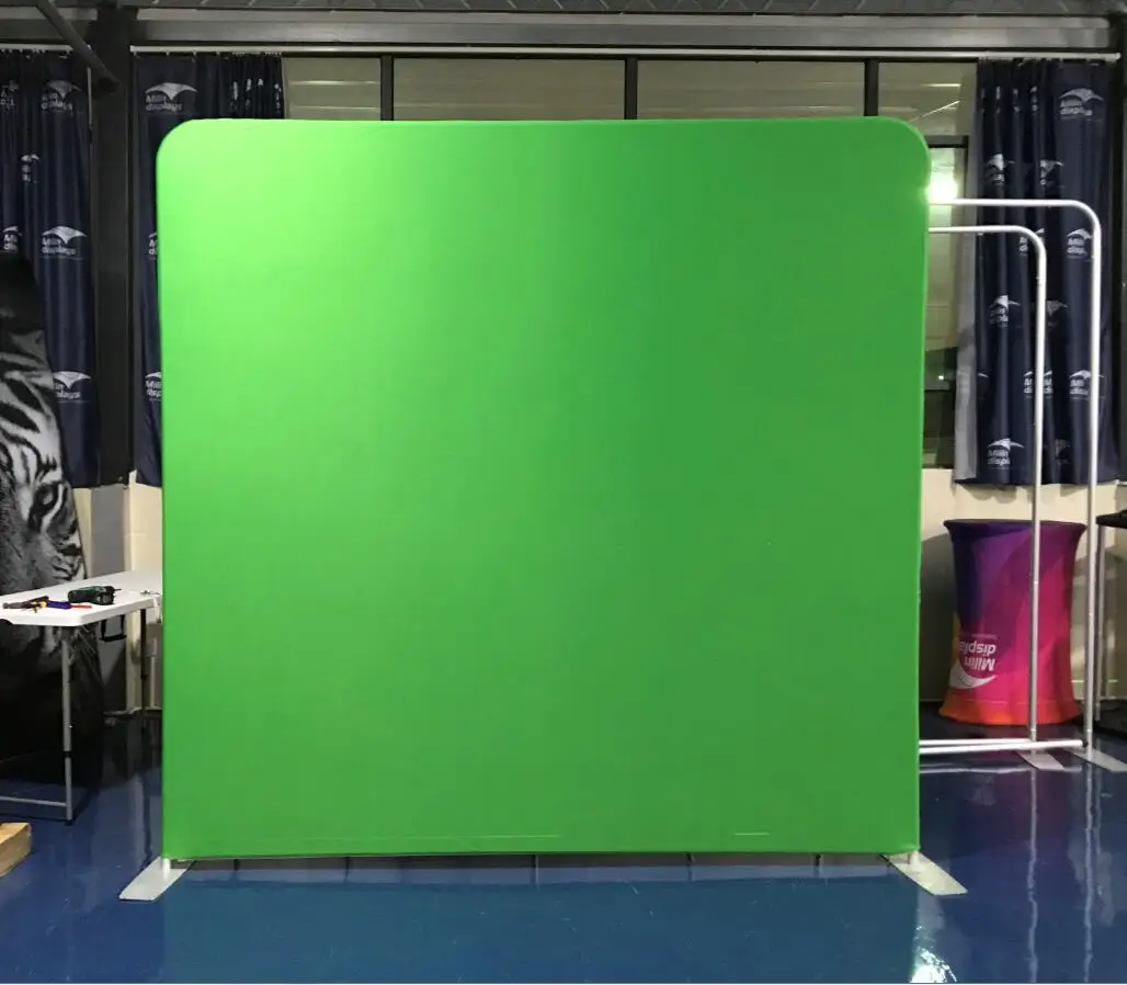 Portable Green Screen Chroma Key Tension Fabric Booth Backdrop For ...