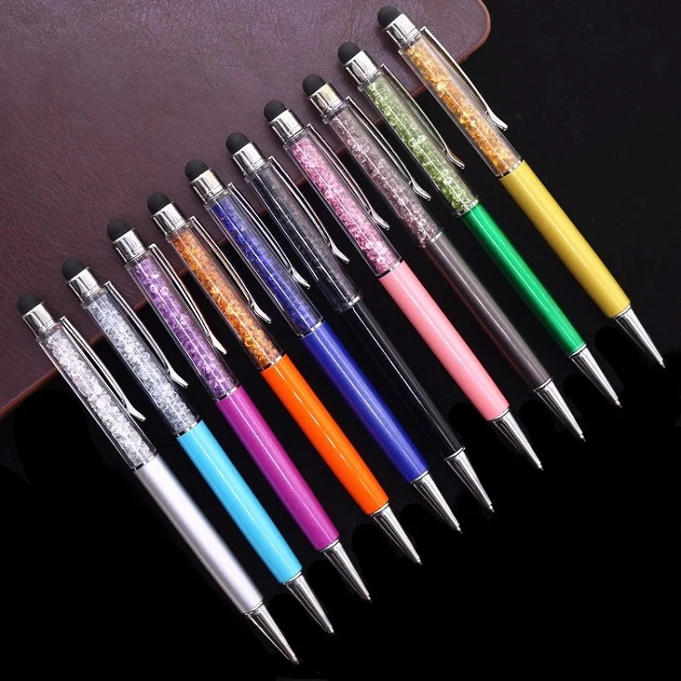 Crystal Ball Point Pen Handwriting Touch Capacitive Screen Stylus Pen ...