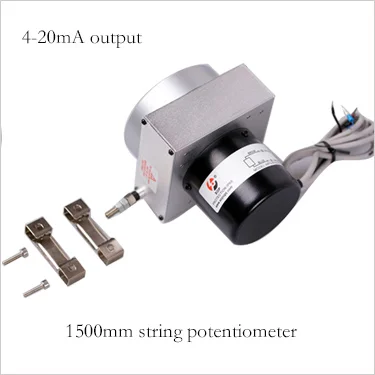 0-10V 1500mm Rope Encoder Draw Wire Length Sensor - SOP