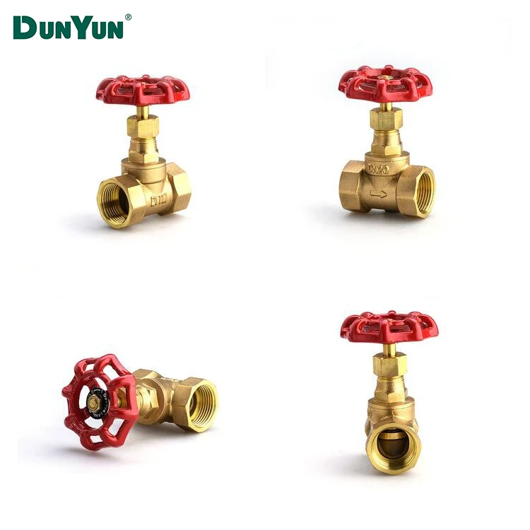 Dunyun Cast Brass Hand Bells Master Taps Brass 2 1/2" Inch Gate Valve ...