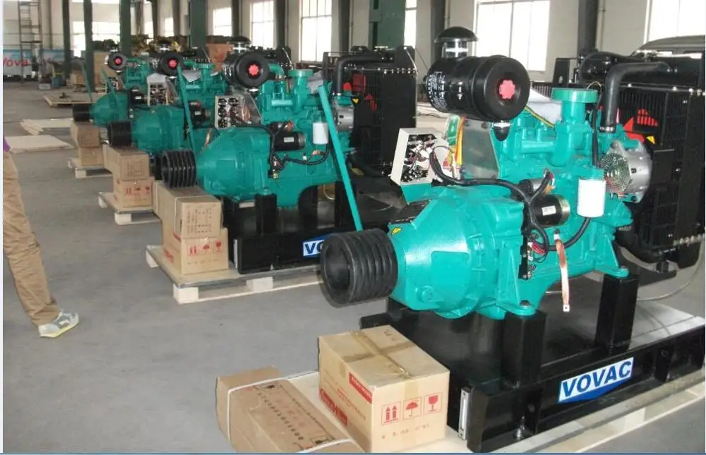 100HP 2200RPM Diesel Engine With Clutch 4BTA3.9-C100 for Stationary ...