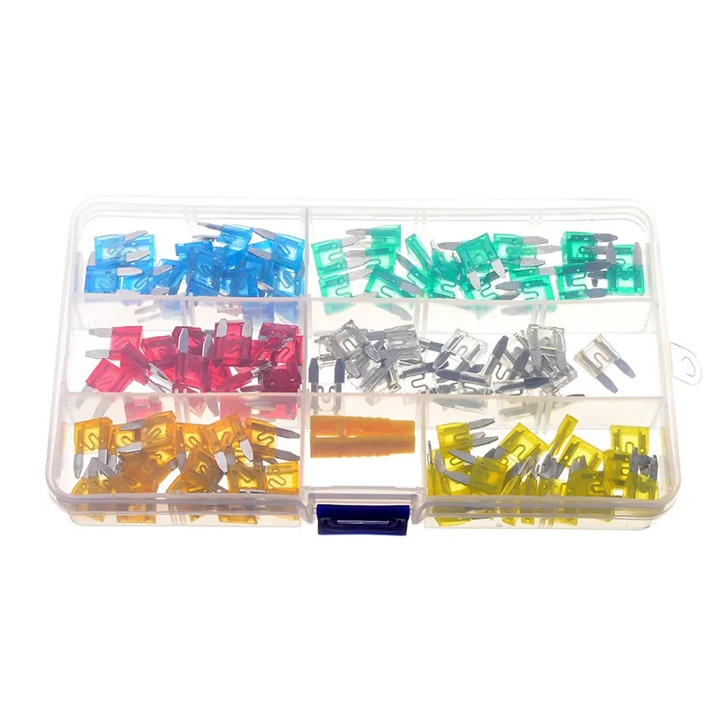 Urlwall 120pcs Small Size Car Fuse Low Profile Blade Type Set For ...