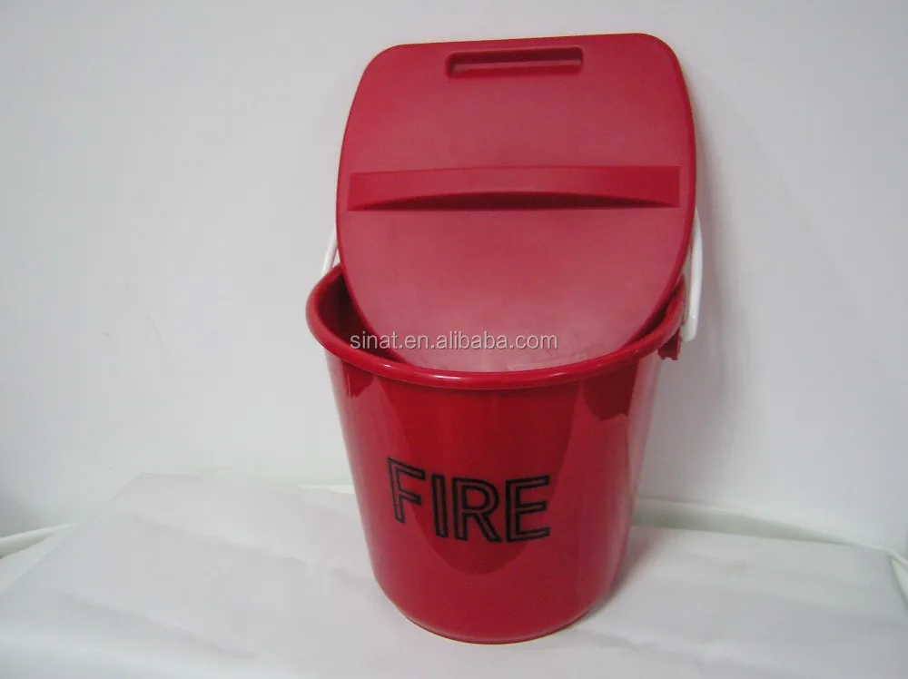 High-quality Plastic Fire Sand Bucket With Lid 10l Volume - Buy Fire ...