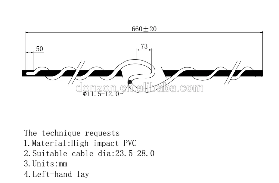 33 KV / 11KV Material Helical Dead - End Preformed Top Tie for Insulator