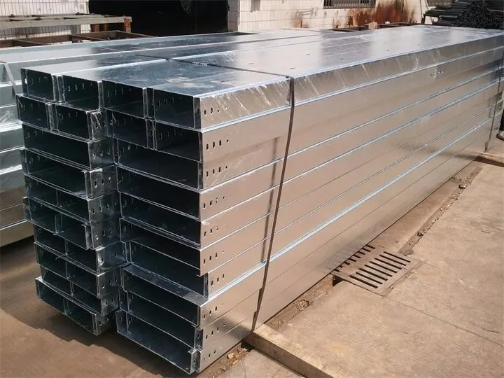 Steel Outdoor Metal Galvanized Cable Trunking Tray With Cover Joint ...