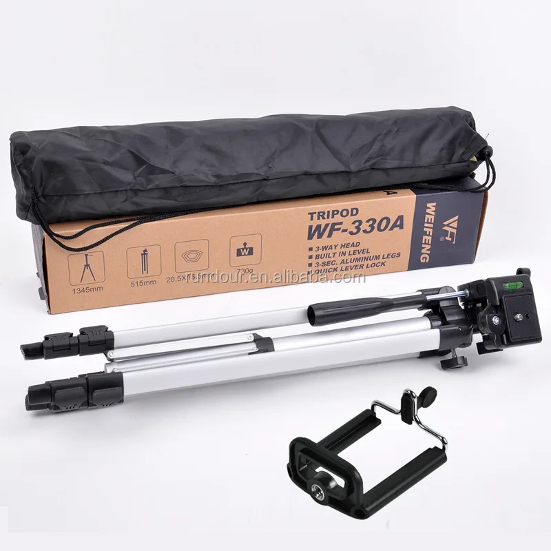 Weifeng Wt-330a Professional Tripod Stand Universal 135cm Camera Tripod ...