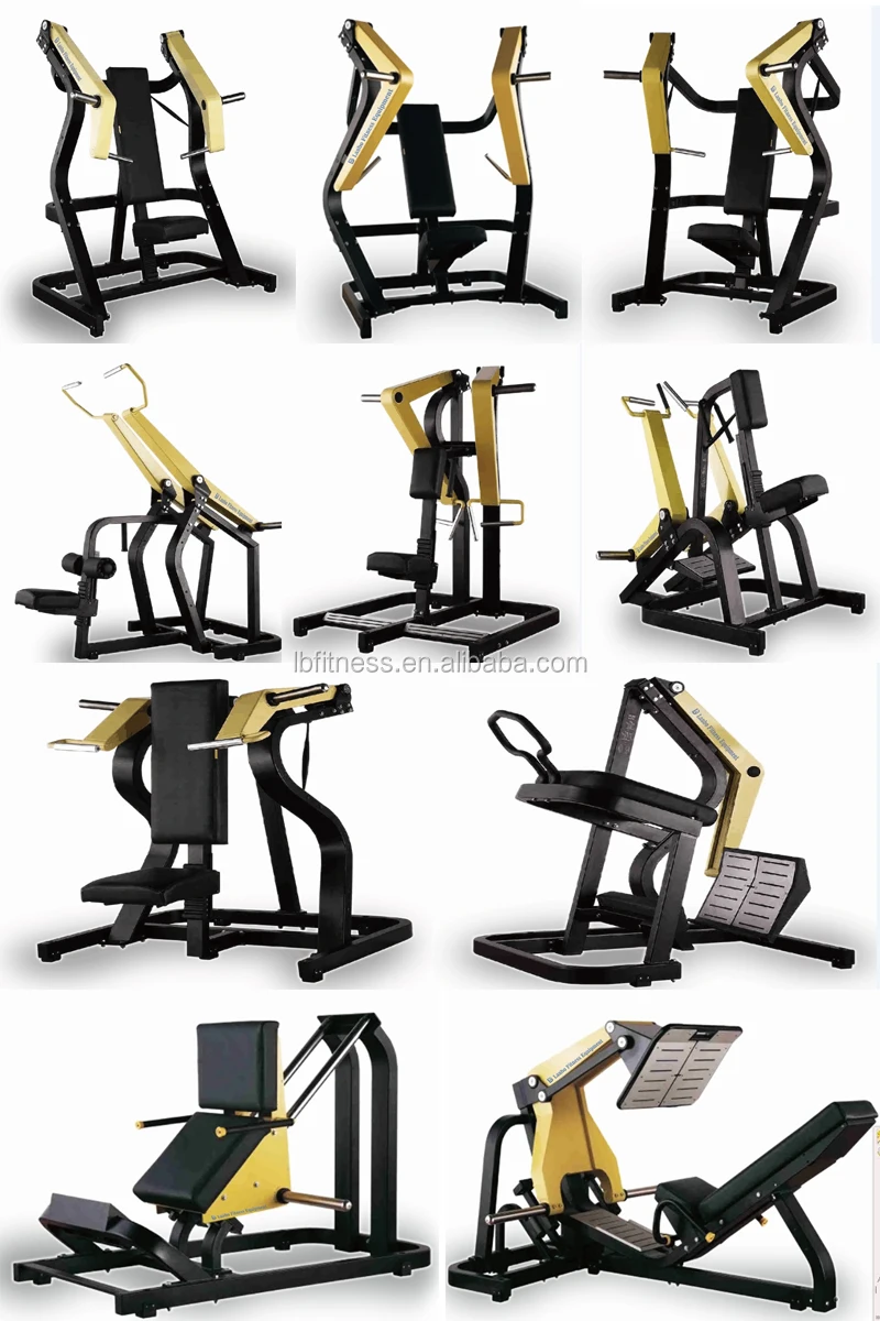 Plate Loaded Fitness Equipment Body Building Strength Leg Muscle Gym ...