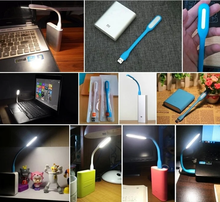 Flexible Bright Mini USB LED Light Computer Lamp for Notebook PC Laptop ...