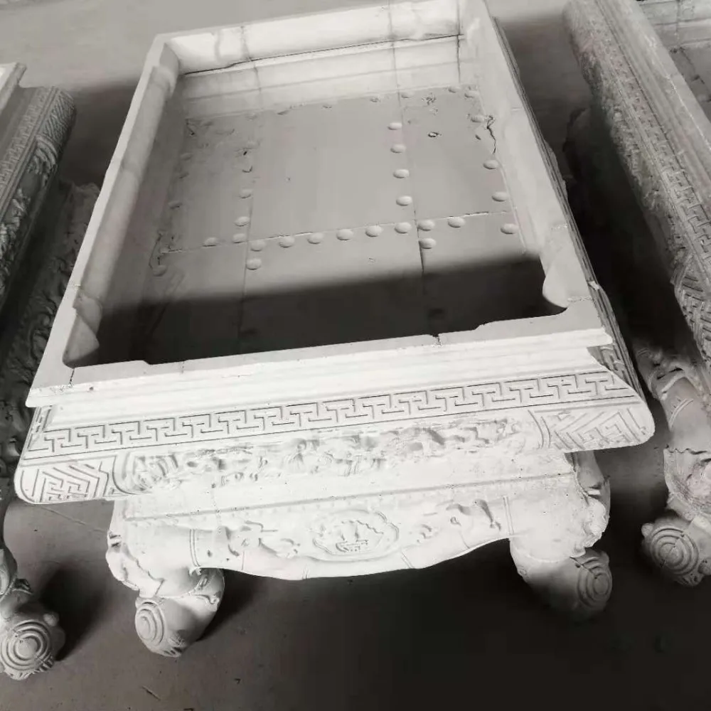 Exquisite Ornamental Chinese Style Antique Precast Concrete Pot Plant ...