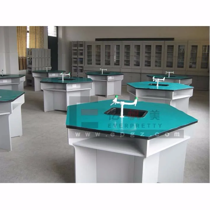 School Chemistry Laboratory Furniture - Hexagon Table