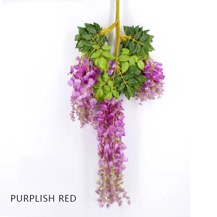 Vino De Glicina,Elegante Flor De Seda Artificial,Enredadera De Glicina ...