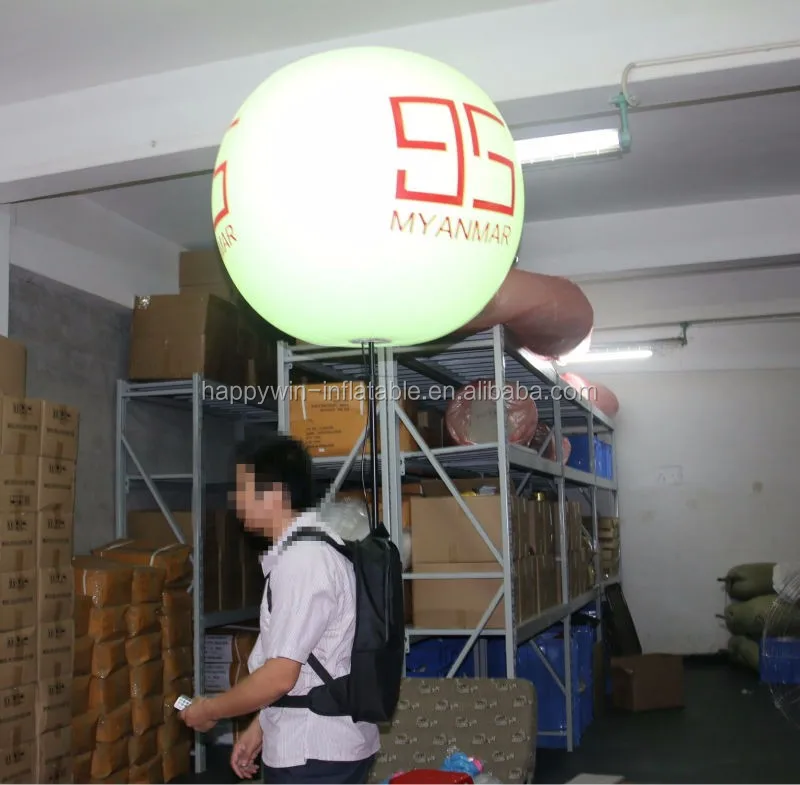 Popular Advertising Lighted Backpack Ball/led Inflatable Walking ...