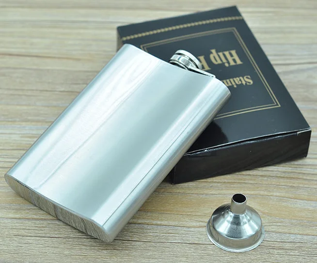 6 Oz Stainless Steel Alcohol Container Winer Liquor Hip Flask With ...