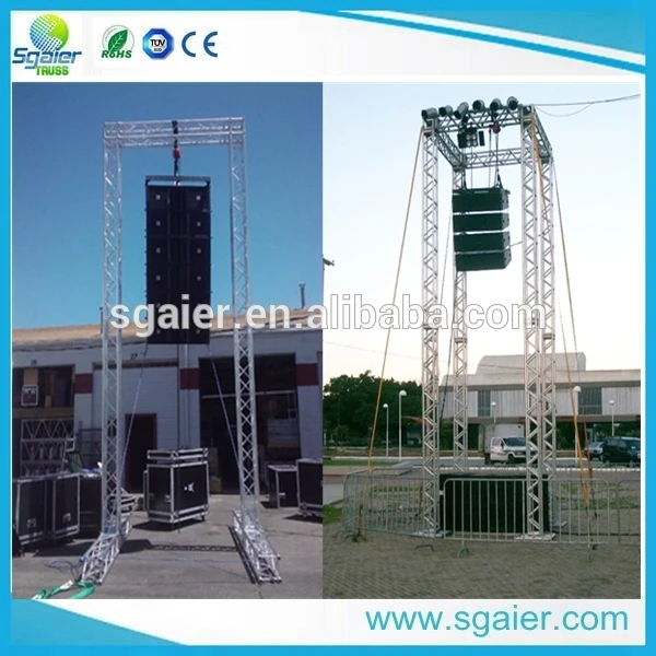 Line Array Speaker Rigging 390mm Spigot Truss - Buy Line Array Speaker ...