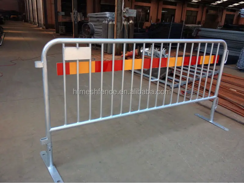 Steel Parking Lot Barricade Fence/portable Event Temporary Barrier ...