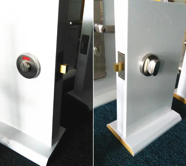 Bathroom Coin Emergency Operated Stainless Steel 304 Indicator Lock For ...