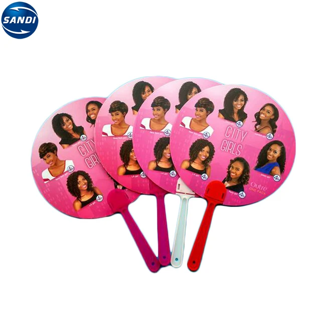 Logo Printed Custom Promotional Hand Fan - Buy Promotional Hand Fan ...