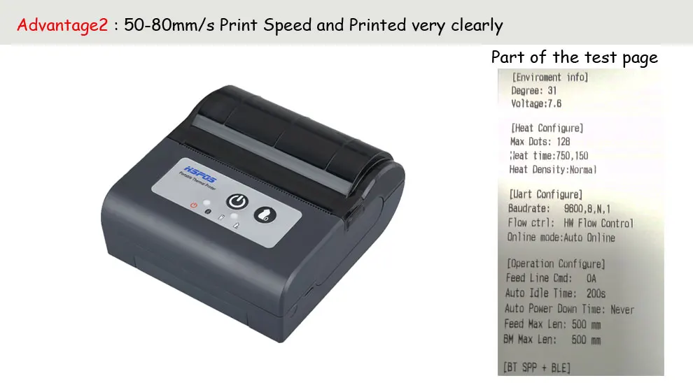 80mm Mini Small Portable Mobile Thermal Money Order Printer Machine ...