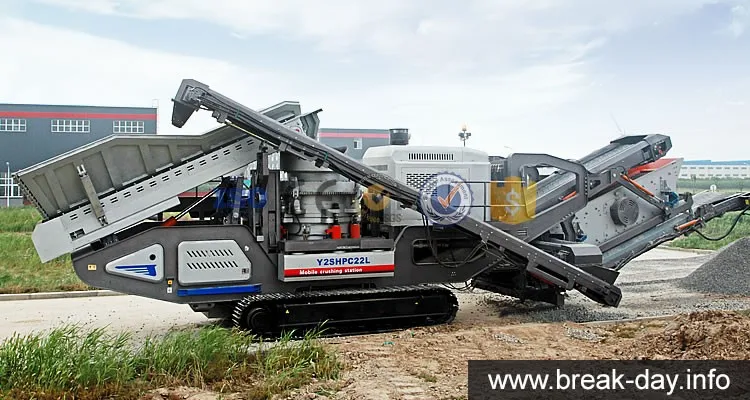 80 Ton Track Mobile Crusher Machine Aggregate Crushing Equipment - Buy ...