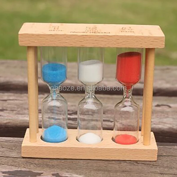 Custom 3 in 1 Wood 1 3 5 Minute Tea Timer Wood Sand Timer| Alibaba.com