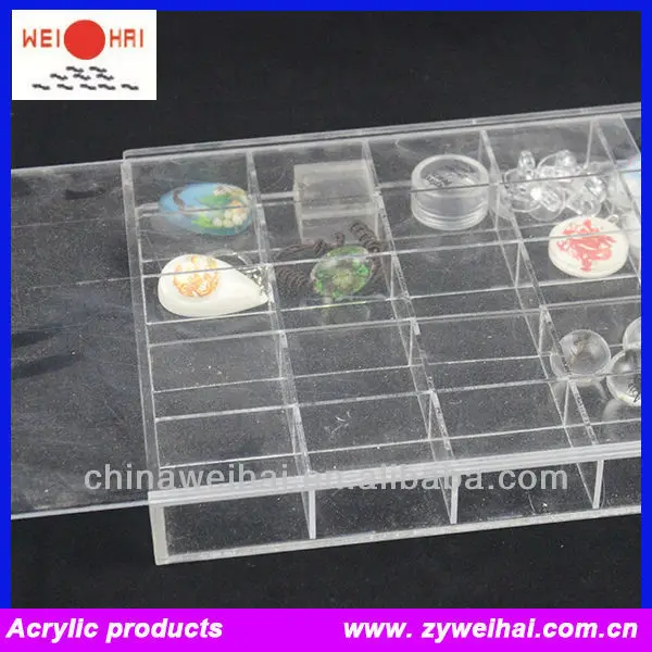 Clear Acrylic Divided Storage Boxes - Buy Divided Storage Boxes Product ...