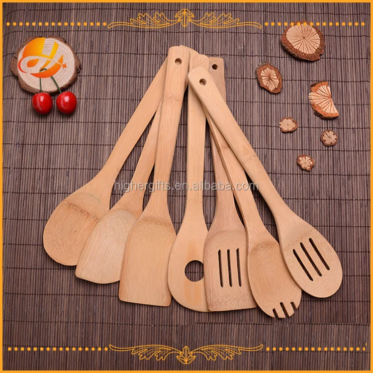 Eco-friendly 100% Natural Bamboo Kitchen Utensils - Buy Bamboo Kitchen ...