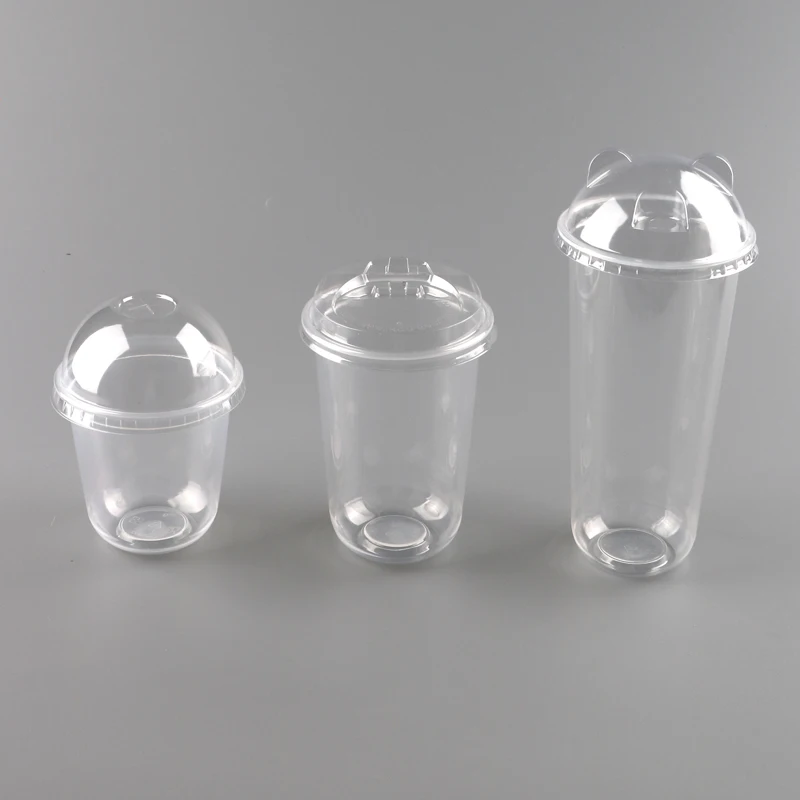 360-89 12oz 360ml U-shape Disposable Coffee Milkshake Water Fruit ...