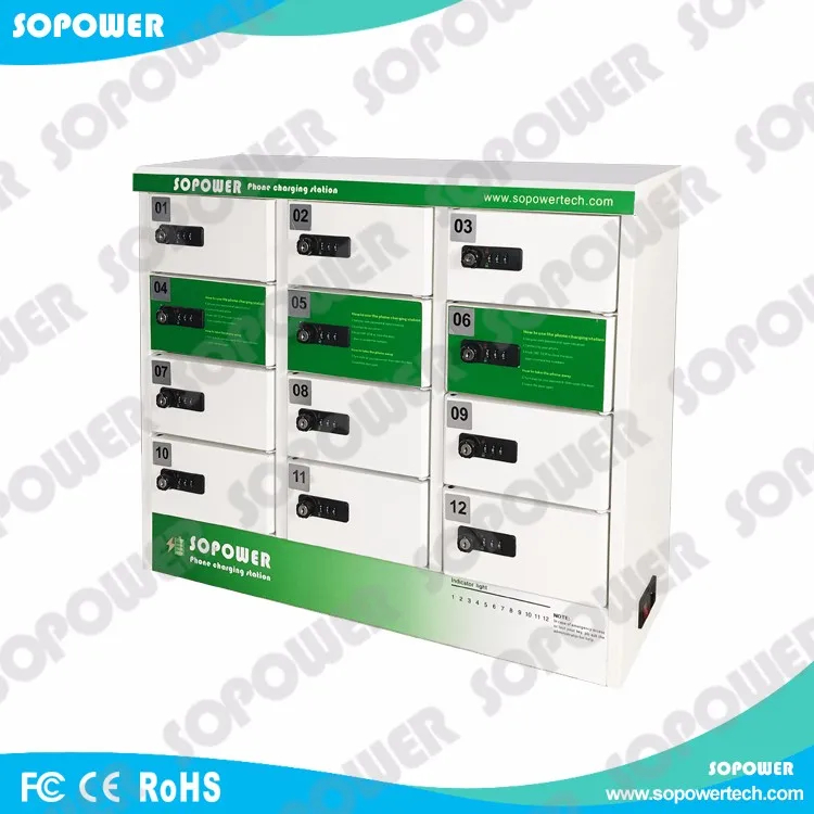 Fast Charge Multi Device Commercial Cellphone Charging Station With 12 ...