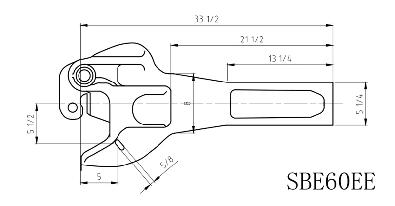 American Aar Standard Grade E Cast Steel Sbe60ee Type Train Coupler ...