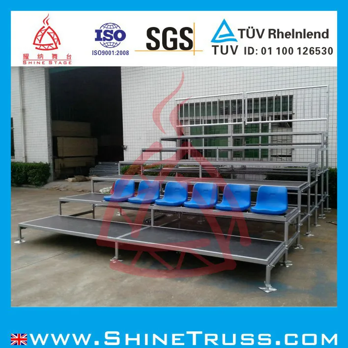 Safty Layered Structure Layered Bleacher Seats,Stadium Aluminium ...