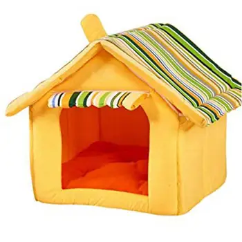 Portable Dog Hut Luxury Pet Dog House Cozy Warm Great Indoor-outdoor ...