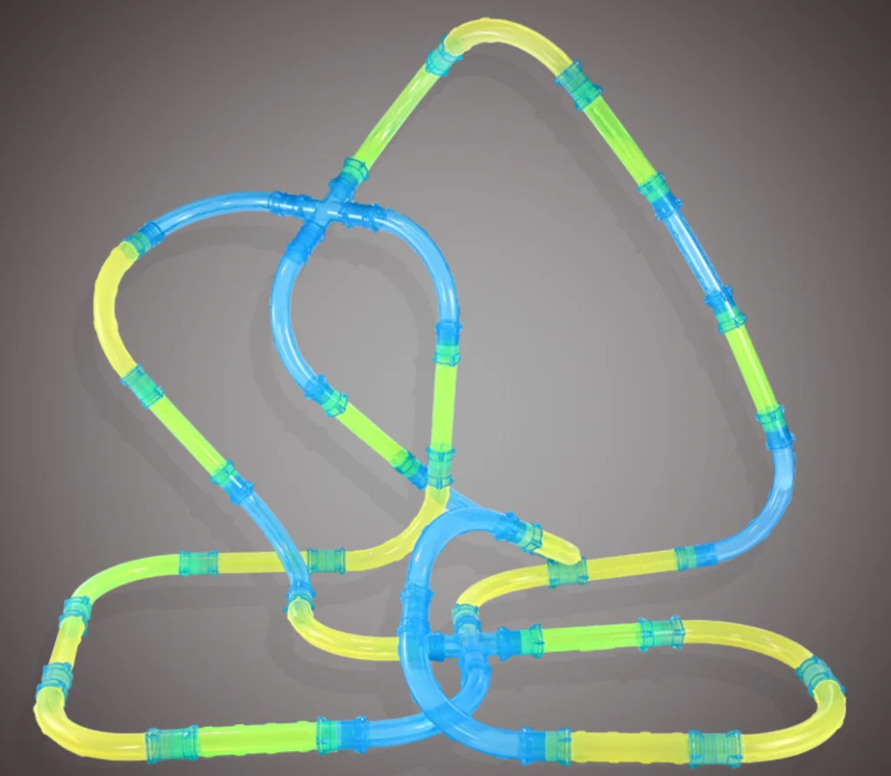 Rc Race Game Tube Track Transparent Pvc Pipe Rail With Led Light Rc Car ...